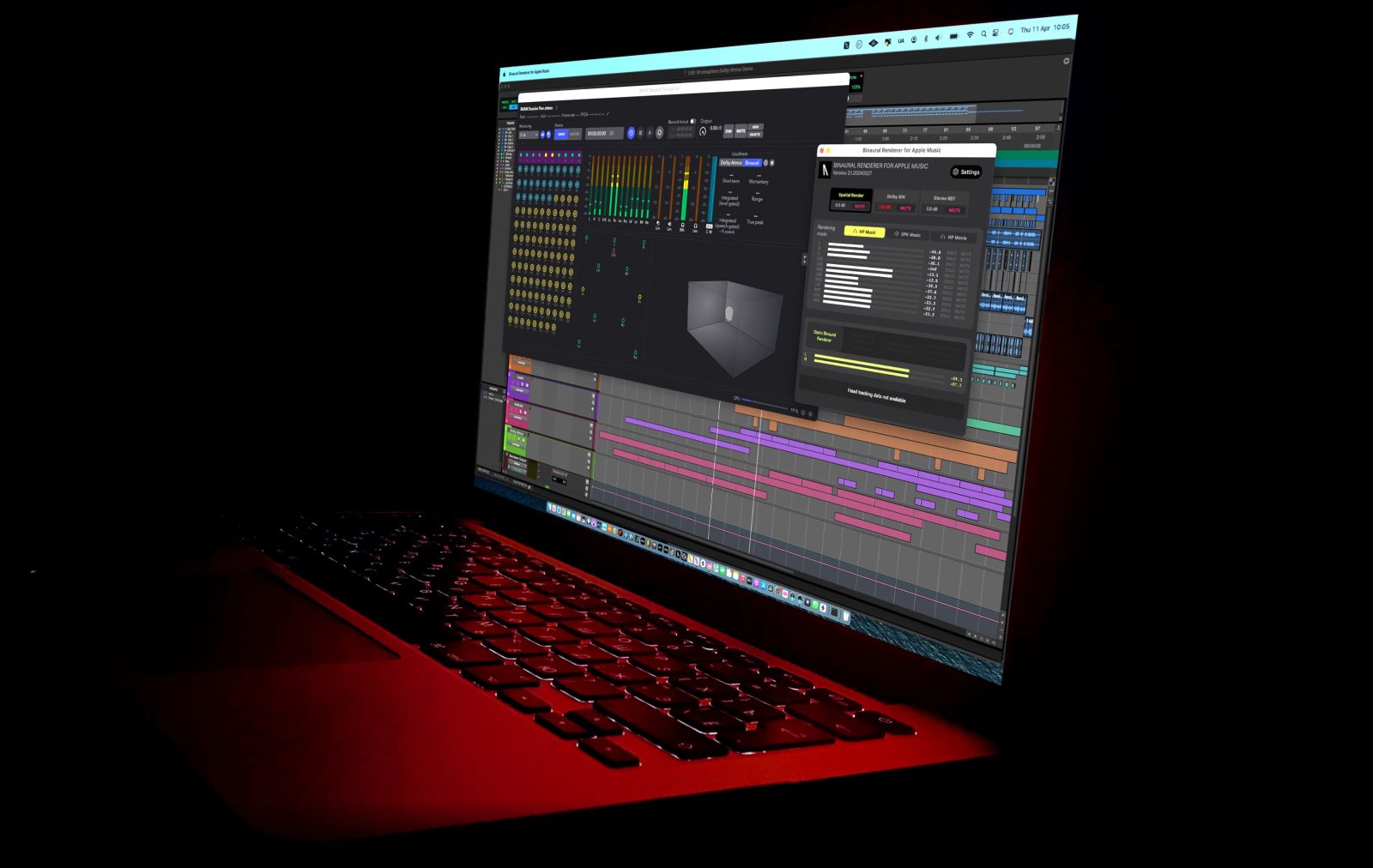 Binaural Renderer for Apple Music - hear your 7.1.4 session in Spatial