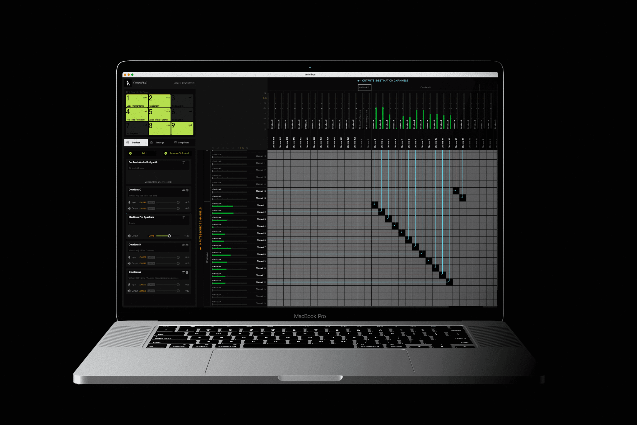 OMNIBUS 3.0 - A virtual patchbay for MacOS